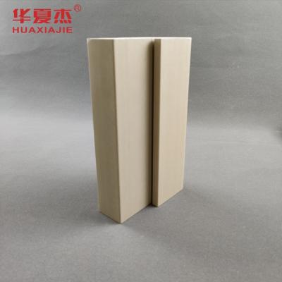 China 4.22kg/M Weight WPC Door Frame Wood Plastic Composite WPC Door Jamb for sale