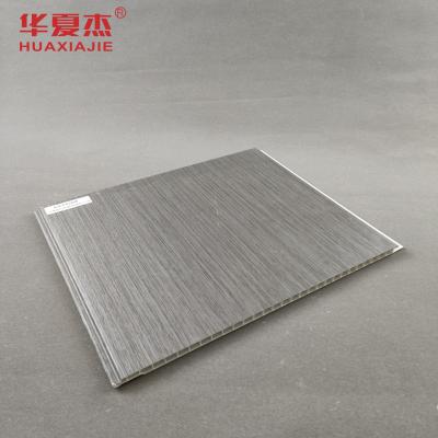 중국 300 X 10mm PVC 벽판 목재 디자인 PVC 천장판 욕실 장식 판매용