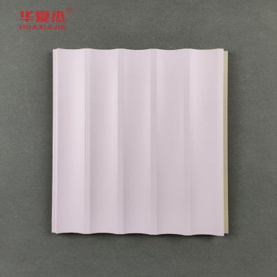 Cina Pannelli da parete in WPC a forma di U pannelli rosa stratificati Decorazione interna ed esterna in vendita