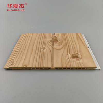 China Laminated Wpc Wall Panel Fluted Durable Wpc Panels Modern Design Wpc Boards Install Easily for sale