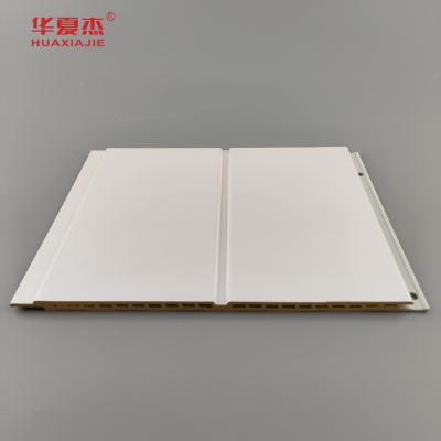 China Laminated Wpc Wall Panel Fluted Durable Wpc Panels Modern Design Wpc Boards Install Easily for sale