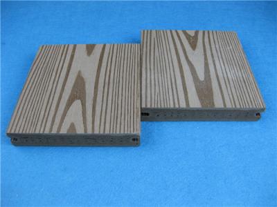 中国 木製の一見を用いる水密および腐食防止 WPC の材木のフロアーリングの Decking 販売のため