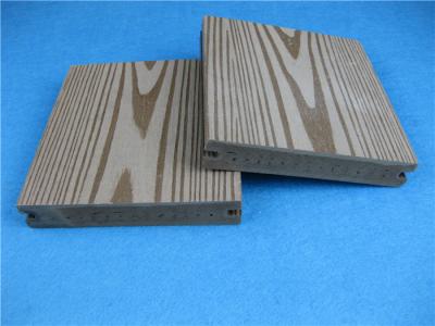 中国 木製の一見を用いる水密および腐食防止 WPC の材木のフロアーリングの Decking 販売のため