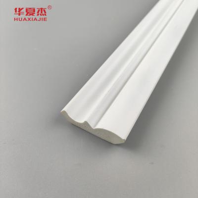 중국 고품질 25/64 x1-39/64 크라운 pvc molding 흰색 방수 pvc 프로필 실내 건물 장식 판매용