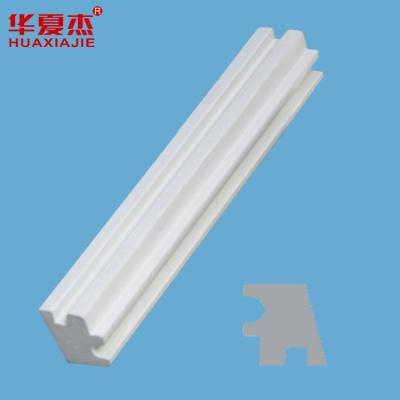 중국 eco 친절한 솔질한 PVC 창이 경제 플라스틱 밀어남에 의하여 윤곽을 그립니다 판매용