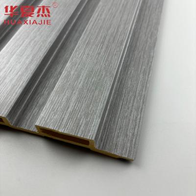 China New Product Explosion Wpc Fluted Wall Panel Moisture Proof Pvc Decor Wall Panel Building Material for sale
