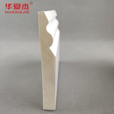 Cina 150x20mm Pvc Trim Board White Design Pvc Skirting Pvc Baseboard Decorazione interna in vendita