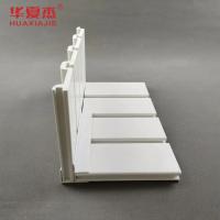 China Effortless Installation Plastic Slatwall Panels High Durability Smooth Surface for sale