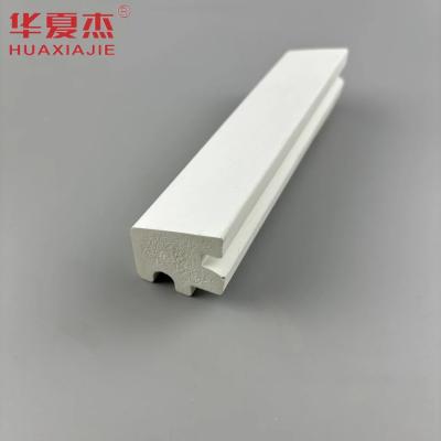 China Durable White PVC Trim Moulding for Customized Length and Functionality for sale