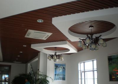 China Recyclable UPVC Wall Panels , Wood Plastic Composite Ceiling Tile for sale