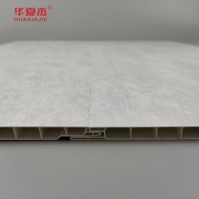 China 250mmx8mm Printing Grey Pvc Marmer Wandpanelen van stijl en duurzaamheid Te koop