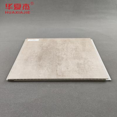 China Steenpatroon PVC Wandpaneel 300x10mm PVC Plafondpaneel Badkamerdecoratie Te koop