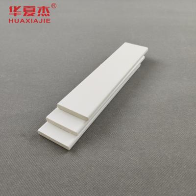 China 38x6mm Lattice Design PVC Moulding with Smooth Surface for Indoor Decoration for sale