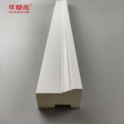 China 2 Inches Width 50mm Size Smooth Surface PVC Brickmold for Interior Decoration for sale