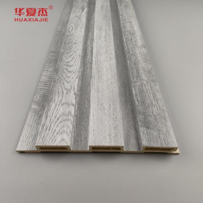 China Fluted Design WPC Wall Panel with Marble Colors for Easy Installation for sale