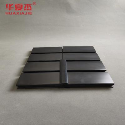 China Smooth Excellent Impact Resistance Pvc Garage Wall Durability PVC Balck Slatwall for sale