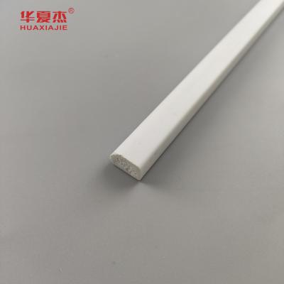 China Smooth Finish Waterproof PVC Trim Moulding with Customized Length for Indoor Applications for sale