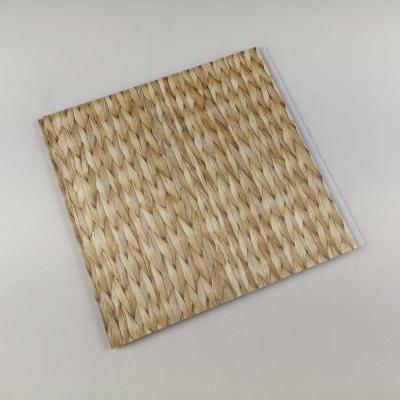 China Bamboo Style Laminating PVC Wall Panels , PVC Bathroom Wall Cladding Decoration for sale