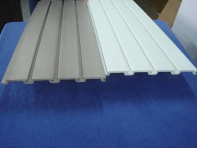 China White Plastic Slat Garage Wall Panels Storage With Slat Wall Hooks for sale
