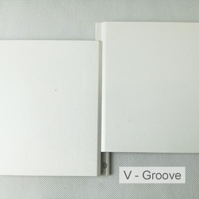 China Interior Wpc Wall Panel White Laminated Color 600mm Width X 9mm Thickness for sale