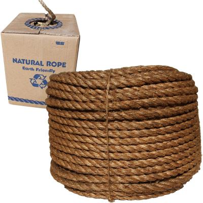 Cina Lunghezza 0-1000m 4mm-60mm 3/4 fili Giute Corda torciata Sisal corda con materiale riciclabile in vendita