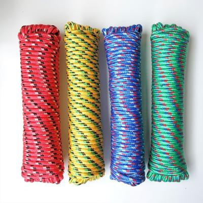 China Safty Alta Força 10mm Azul Outdoor Rock Trenzado Poliéster Paracord Cordel de Escalada à venda
