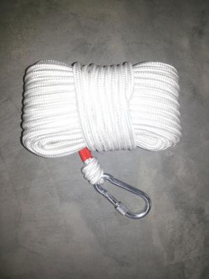 Cina 6 mm poliestere composito doppio intrecciato corda di sicurezza di salvataggio con 20KN resistenza alla rottura in vendita