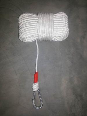 Cina 6 mm poliestere composito doppio intrecciato corda di sicurezza di salvataggio con 20KN resistenza alla rottura in vendita