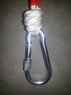 Cina 6 mm poliestere composito doppio intrecciato corda di sicurezza di salvataggio con 20KN resistenza alla rottura in vendita