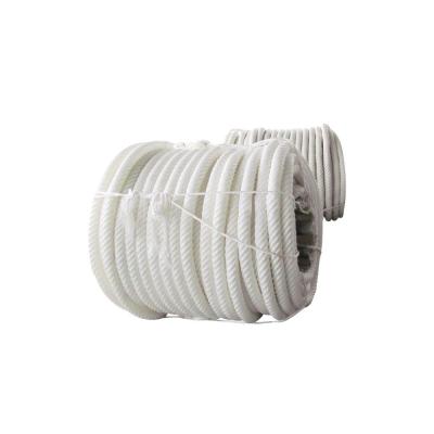 China Corda de poliéster branco de 4 a 36 mm com linha vermelha personalizada para atender às suas necessidades específicas à venda