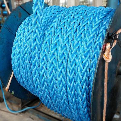 Cina 12 fili resistenti all'usura PP/PE/UHMWPE corda pesante e durevole in vendita