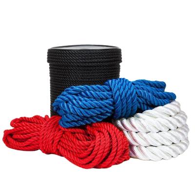 Cina Top Fashion 80mm 3 Strand Mooring Rope realizzato in polipropilene per applicazioni marine in vendita