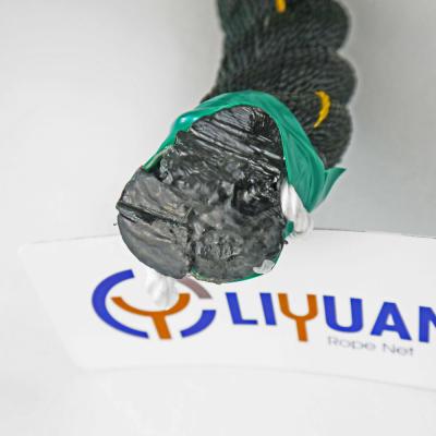 China Custom 3ply Twisted Polyester Fabric Marine Mooring Rope voor multifunctionele toepassingen Te koop
