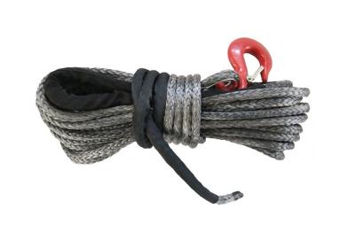 Cina 10 mm x 30 mm UHMWPE cavo di corda per il recupero di auto Winch allungamento 1-3% alla rottura in vendita