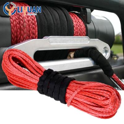 Cina 10 mm x 30 mm UHMWPE cavo di corda per il recupero di auto Winch allungamento 1-3% alla rottura in vendita