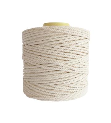 Cina 100m/roll 4mm cordone di cotone macramé con opzioni di diametro di 3mm/5mm/6mm da YILIYUAN in vendita