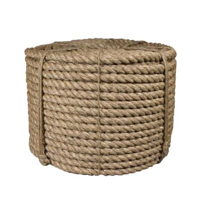 Cina 18 mm Jute torto Sisal Manila Fibra di corda Specifiche per 3 fili in vendita