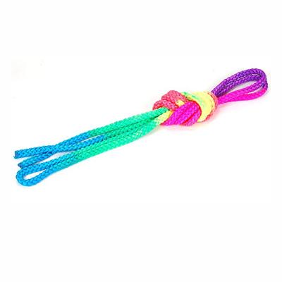 Cina 2-20 mm di diametro corda di nylon per la danza quadrata corda di ginnastica a colori di arcobaleno solido in vendita
