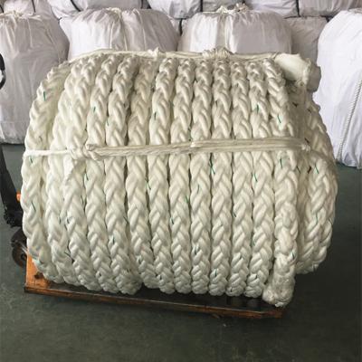 中国 CCS.ABS.LRS.BV.GL.DNV.NK 認証された8本糸ポリプロピレン単線水上ロープ 販売のため