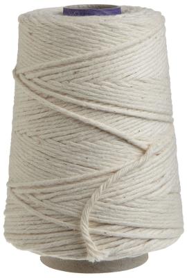 Cina Corda naturale morbida 3mm 3 fili 100% cotone con lunghezza personalizzata in vendita