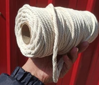 Cina Canada 5 mm cordone di cotone torto Macrame fatto da materiali riciclati da YI LI YUAN in vendita