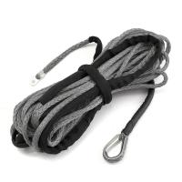 China ATV/UTV Uhmwpe Braid Synthetic Winch Rope with Loop and High Strength Power Source for sale