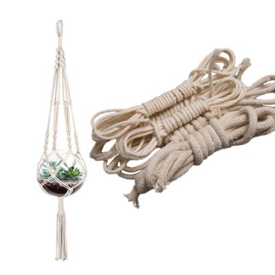 Cina 3 fili di cotone di macramma torto 2mm-60mm Specifiche per progetti DIY creativi in vendita