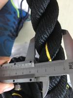 China 4-20kg Heavy Polyester Polypropylene Battle Rope with Customized Breaking Strength for sale