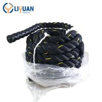 China 4-20kg Heavy Polyester Polypropylene Battle Rope with Customized Breaking Strength for sale