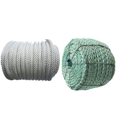 Cina Corde intrecciate di poliestere di nylon con forte forza di trazione e lunghezza 220 m/rollo in vendita