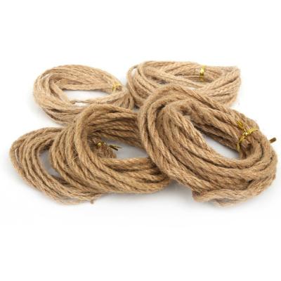中国 Natrual Sisal ジュートロープ カスタム 2mm 4mm 6mm 直径 販売のため