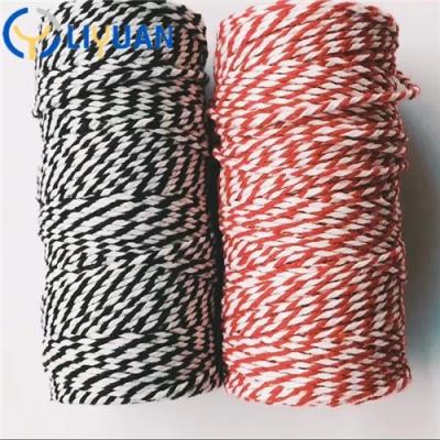 Cina Lunghezza della corda di torsione 0-10000m con corda di cotone macramé intrecciata di 3 mm e 5 mm morbida e resistente in vendita
