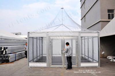 China Transparent Event Pagoda Gazebo Tent, Aluminum Frame Removable Equipment Marquee for sale