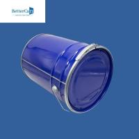 China UltimaCan 20L Stackable Steel Bucket - 300mm x 365mm Empty Paint Container With Secure Lid for sale